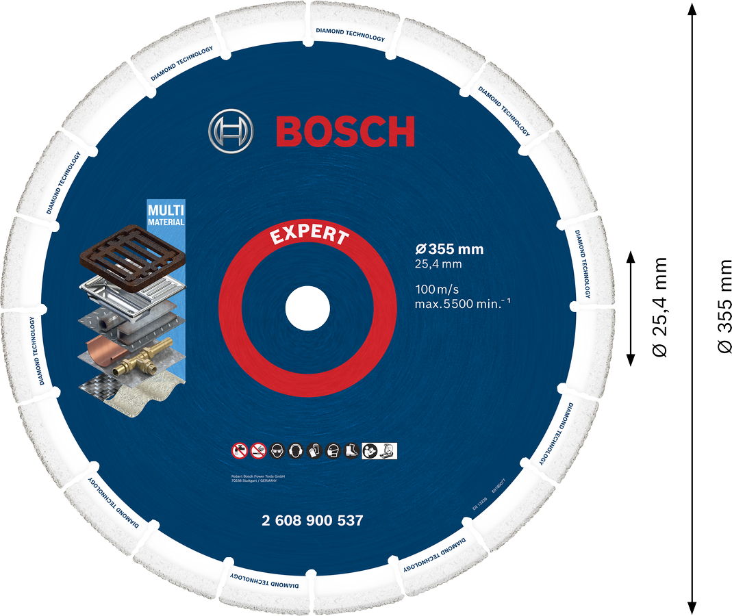 EXPERT Diamond Metal Wheel Cutting Disc - Bosch Professional